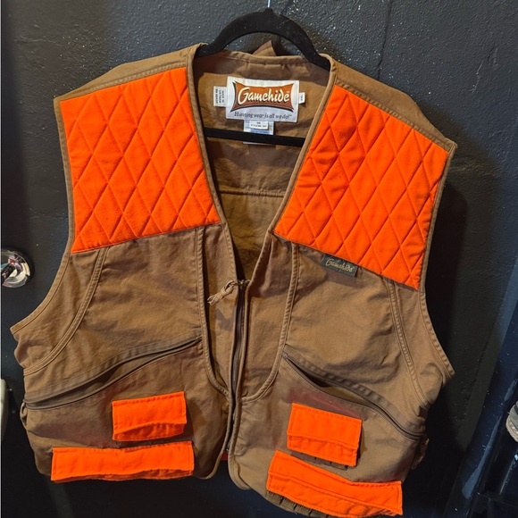 Gamehide | Jackets & Coats | Gamehide Brown And Orange Hunting Vest ...
